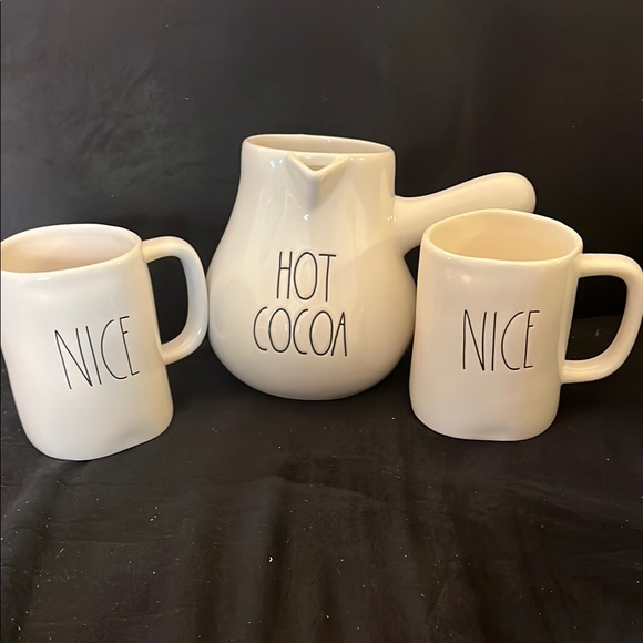 Rae Dunn | Kitchen | Nwt Rae Dunn Hot Cocoa Set W 2 Nice Mugs | Poshmark